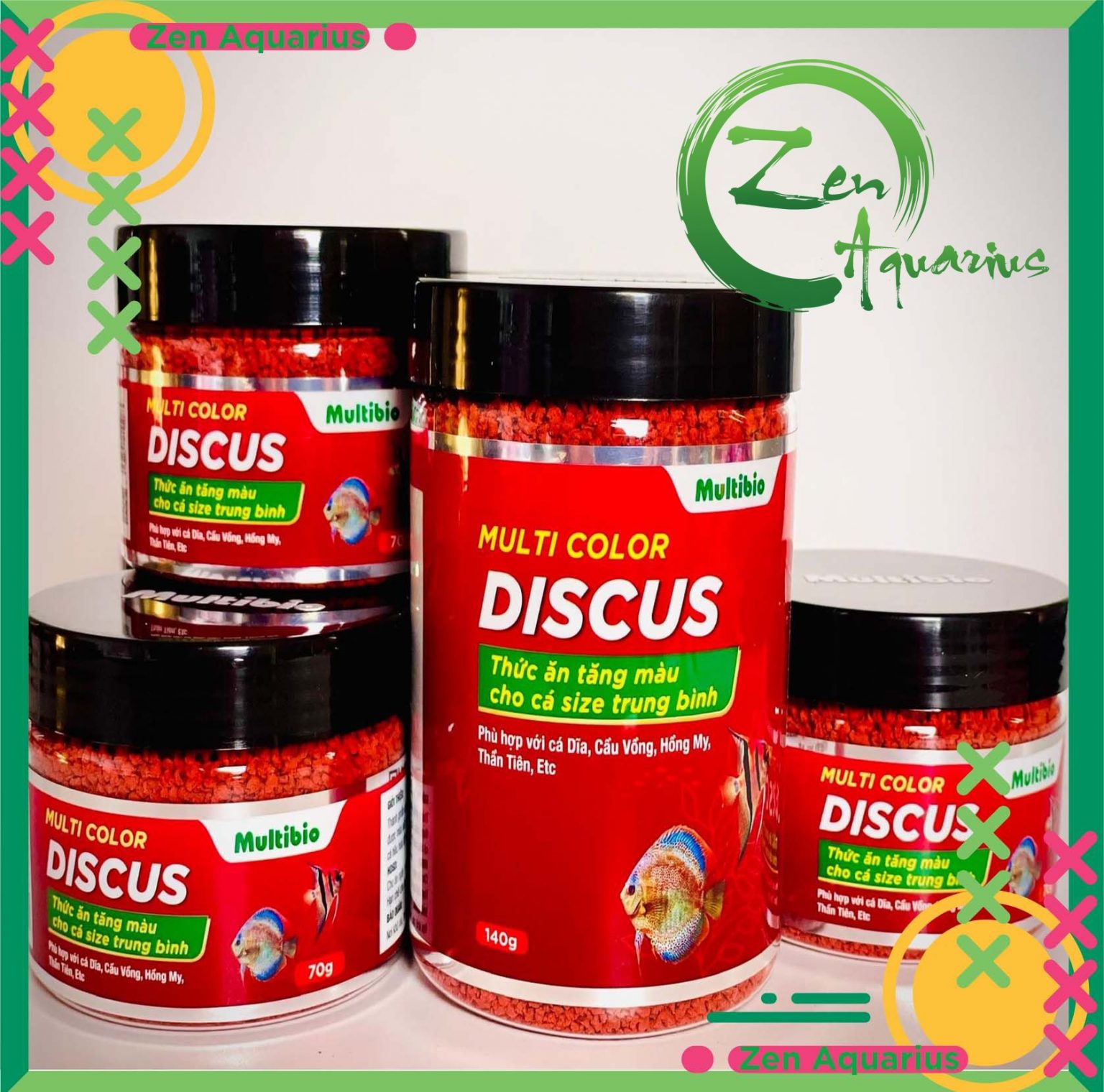 Multi Color Thức Ăn Cao Cấp Cho Cá Cảnh | Zen Aquarius